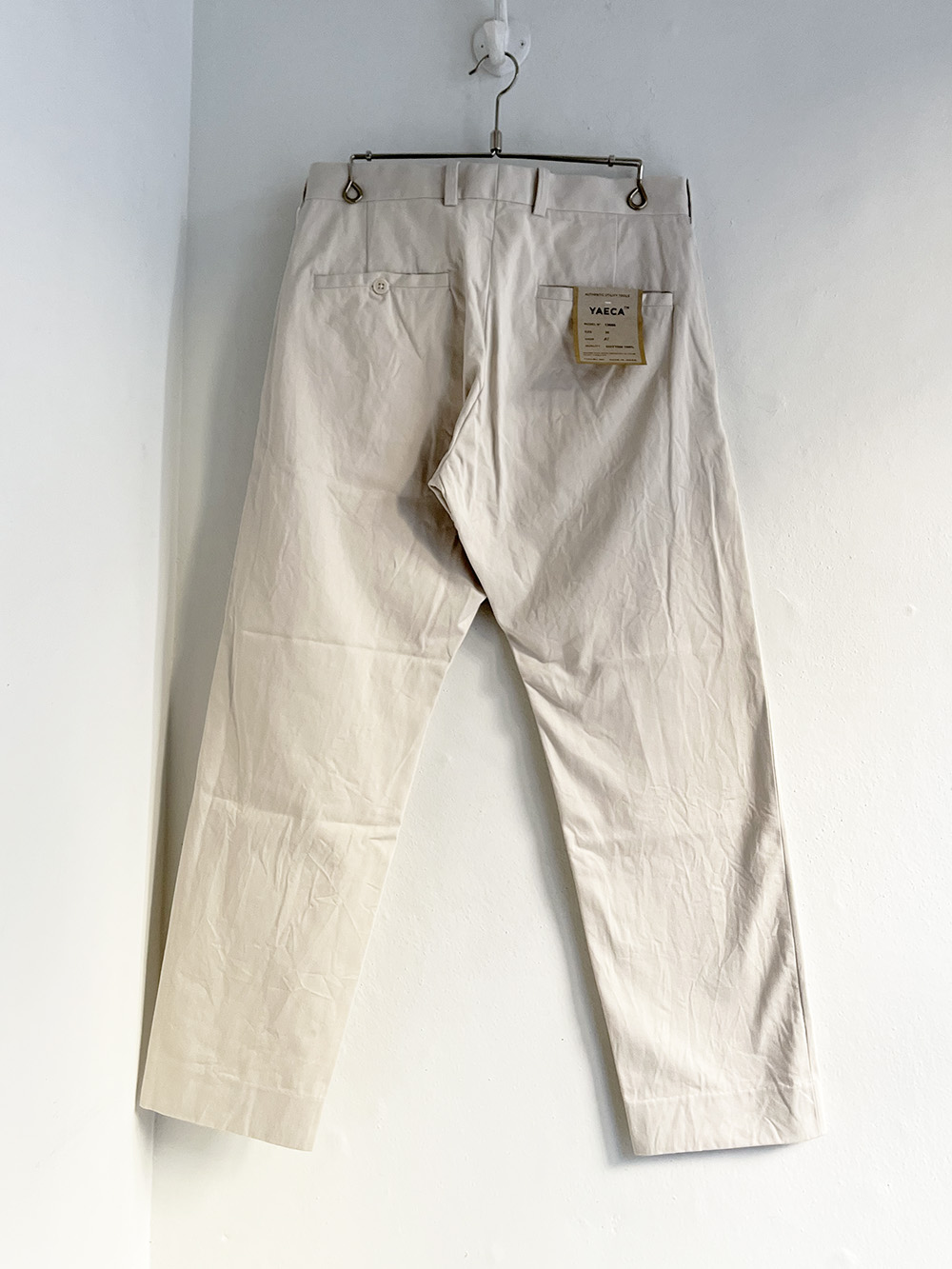 YAECA _ チノ スタンダード / Beige | R1